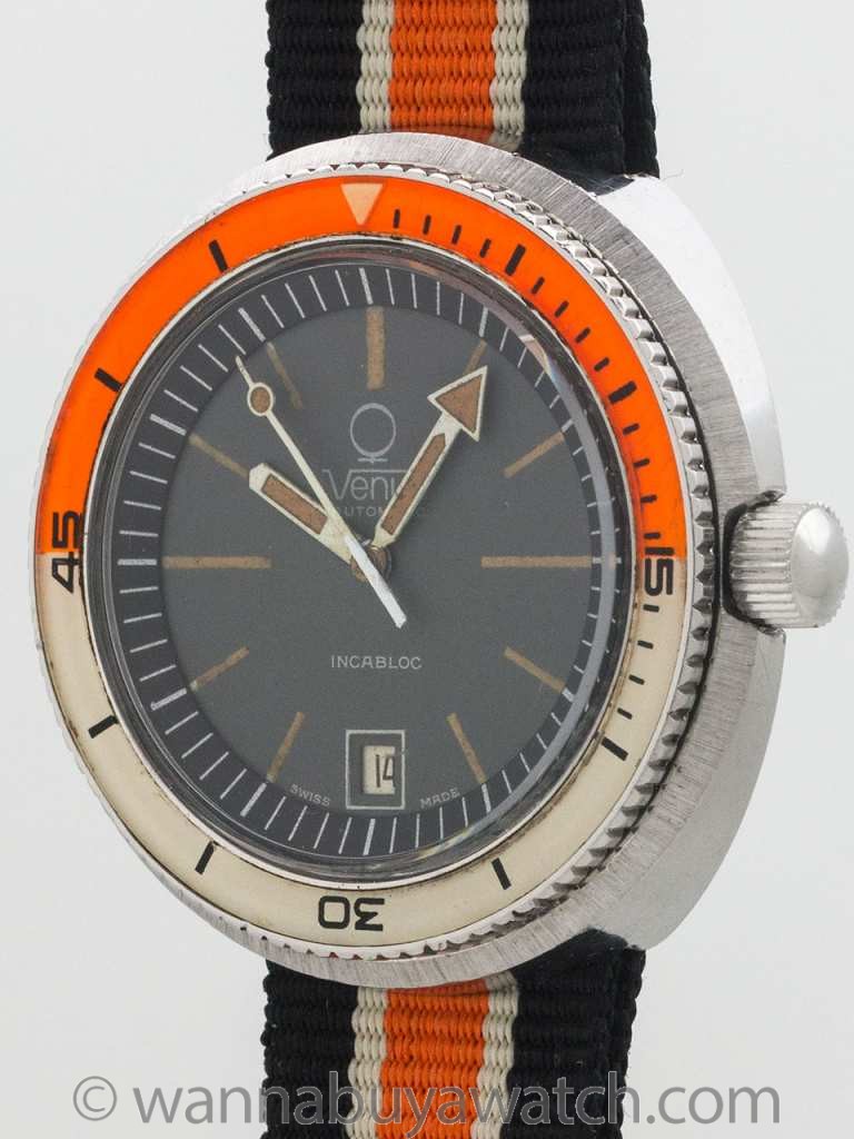 Venus Diver's Automatic Stainless Steel circa 1960's