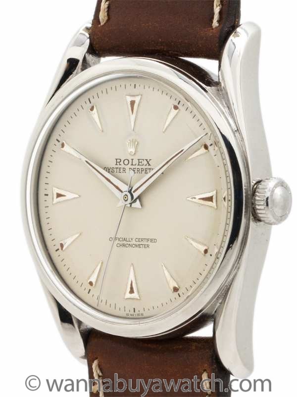 Rolex Bombe ref 5018 Stainless Steel circa 1948