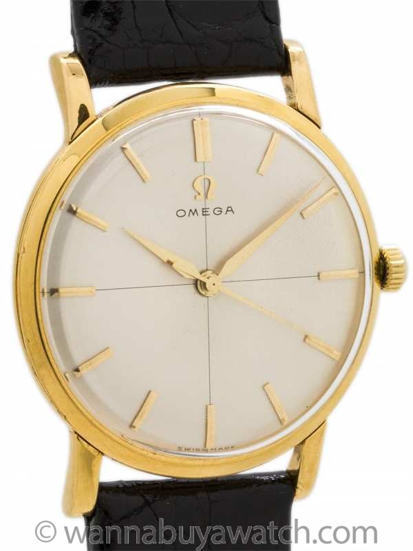 Omega Gold Shell Manual Wind Dress Model circa 1961