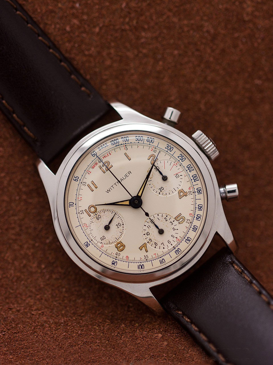 Wittnauer Vintage Chronograph circa 1950's Valjoux 72