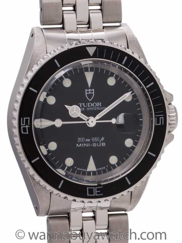 Tudor Stainless Steel Mini-Sub ref 73090 circa 1987