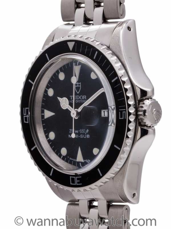 Tudor Stainless Steel Mini-Sub ref 73090 circa 1987