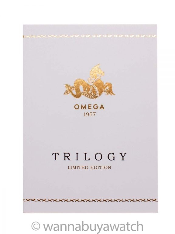 Omega 1957 Trilogy Set, Speedmaster, Seamaster, & Railmaster BRAND NEW ...