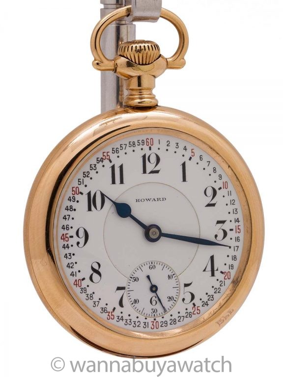 Howard Keystone Railroad Grade 21 Jewel circa 1912