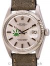 Rolex Datejust ref 1601 SS/14K Cannabis Logo circa 1976
