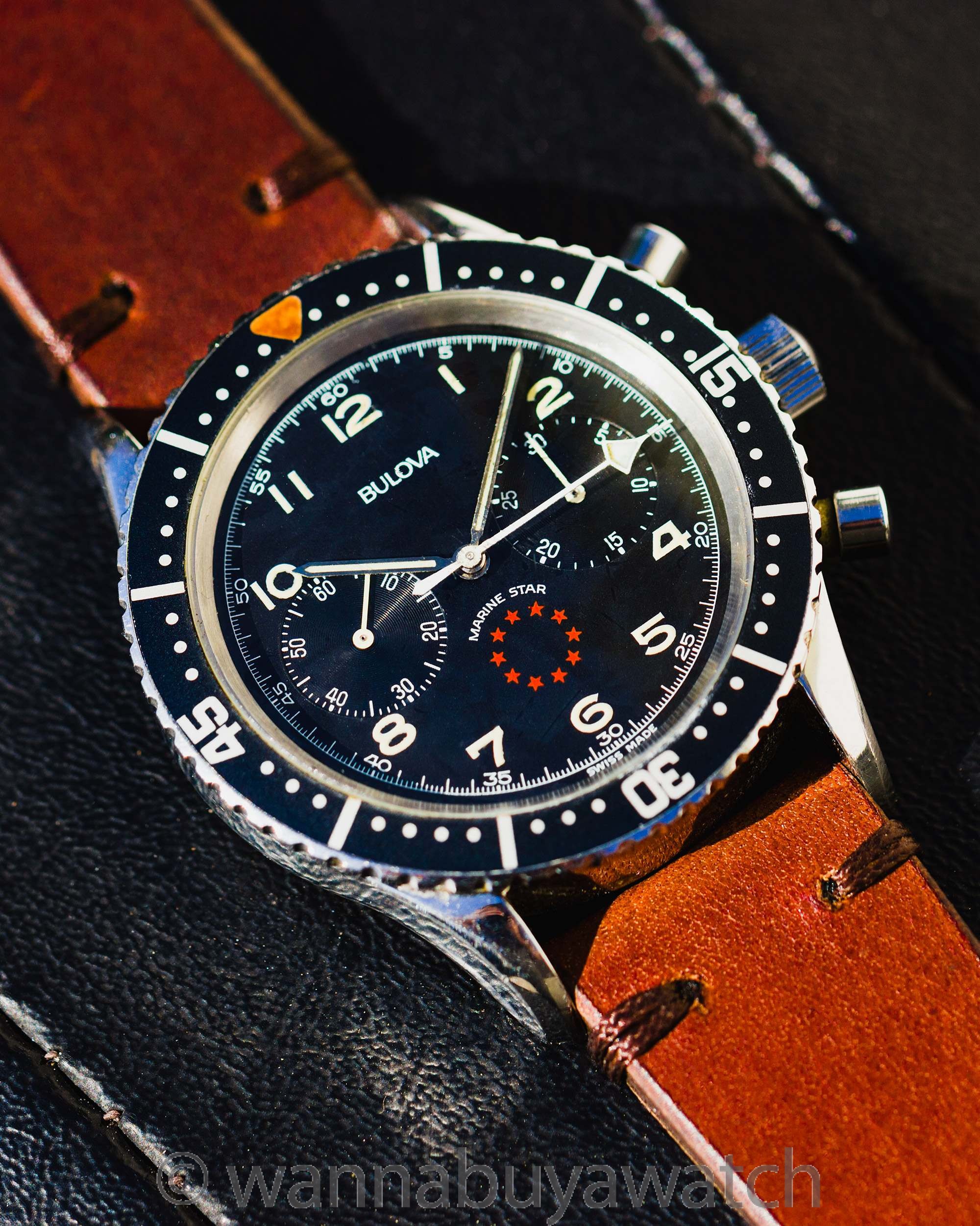 Bulova Marine Star Aviator Chronograph circa 1960's