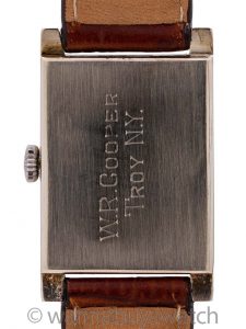 Classic Longines 14K WG Rectangle circa 1920's