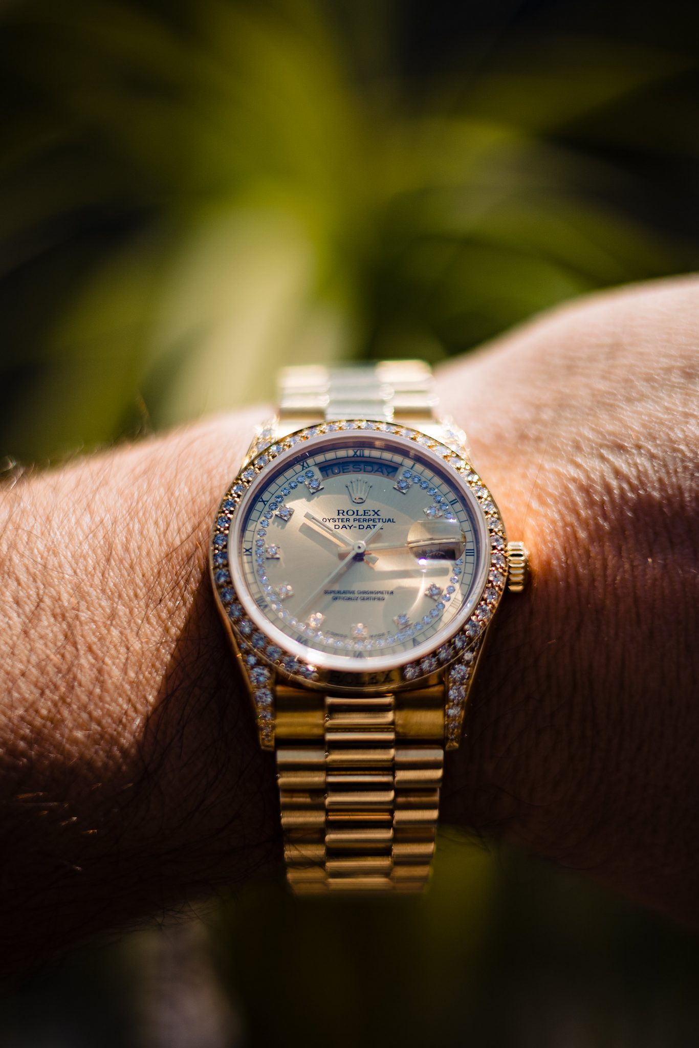 Rolex Day Date President Crown Collection 18K YG ref 18138 circa 1986