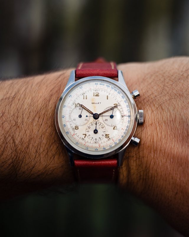 Gallet Multichron 12 Chronograph circa 1952