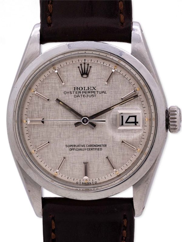 Rolex Oyster Perpetual Date ref 1500 Linen Dial circa 1969