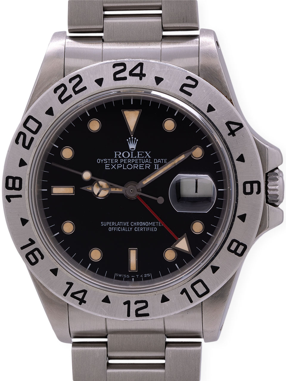 Rolex Explorer II ref 16570 Patina'd Tritium Dial circa 1988