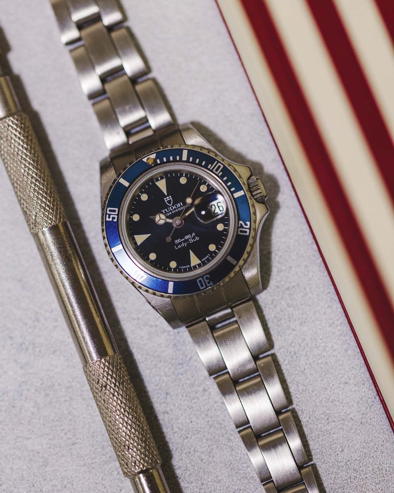 Tudor Stainless Steel Mini-Sub ref 93090 26mm circa 1992