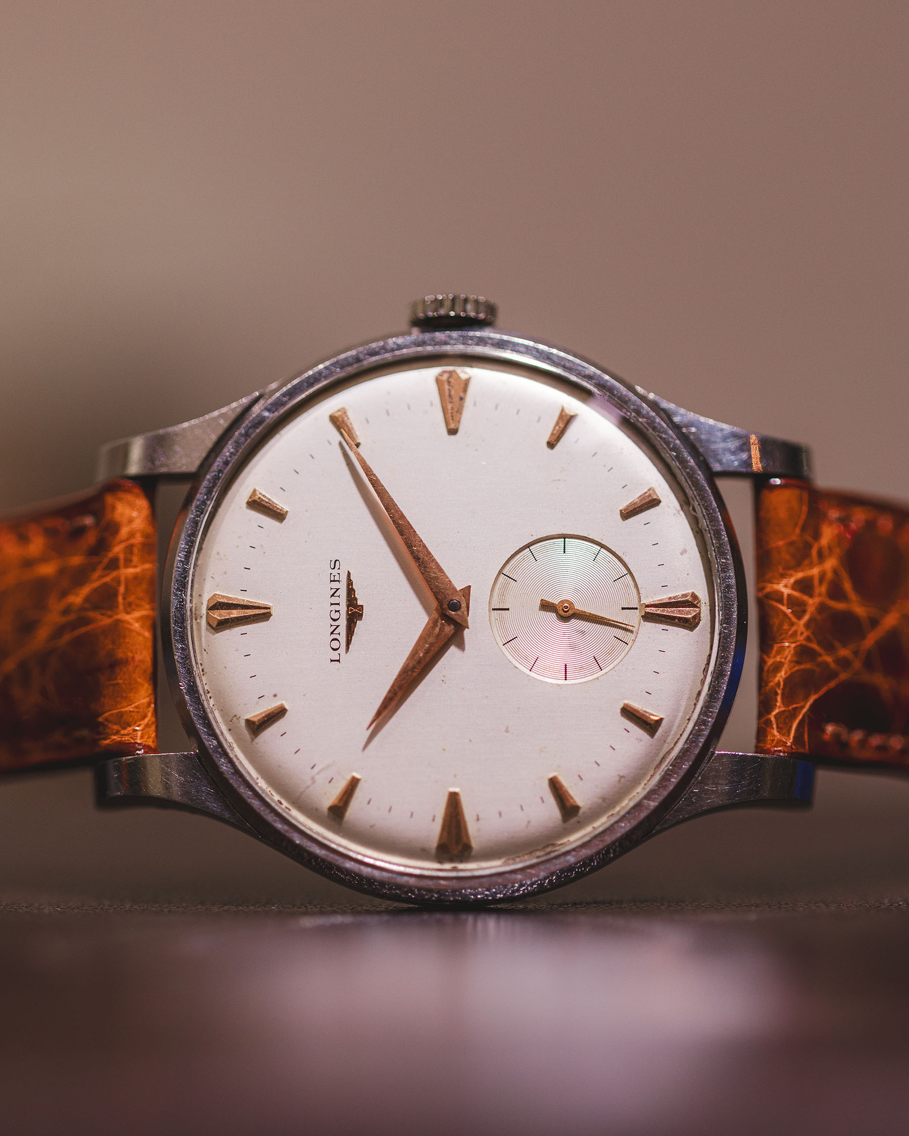 Longines Stainless Steel 37mm Dress Model circa 1959