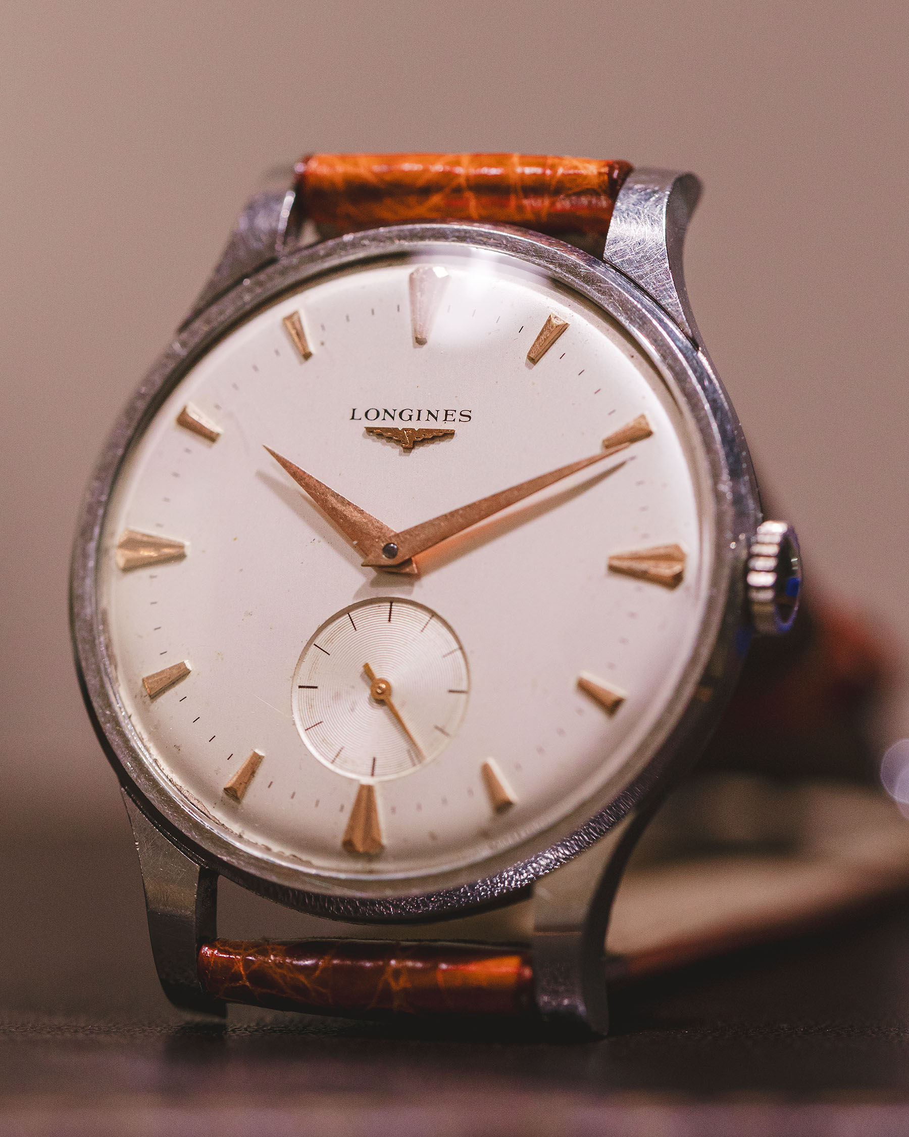 Longines Stainless Steel 37mm Dress Model circa 1959