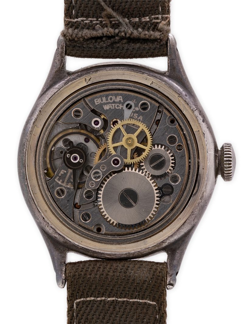 Bulova Type A-11 U.S. Army Sterling Silver circa WWII