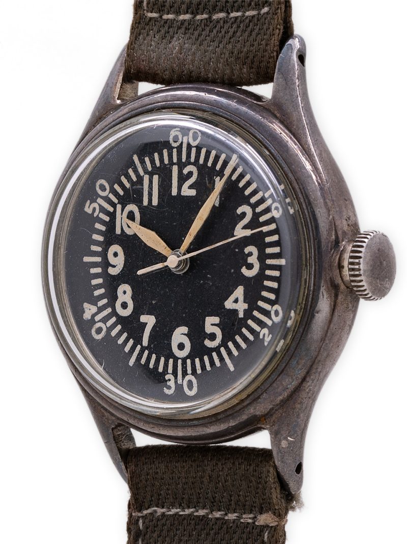 Bulova Type A-11 U.S. Army Sterling Silver circa WWII