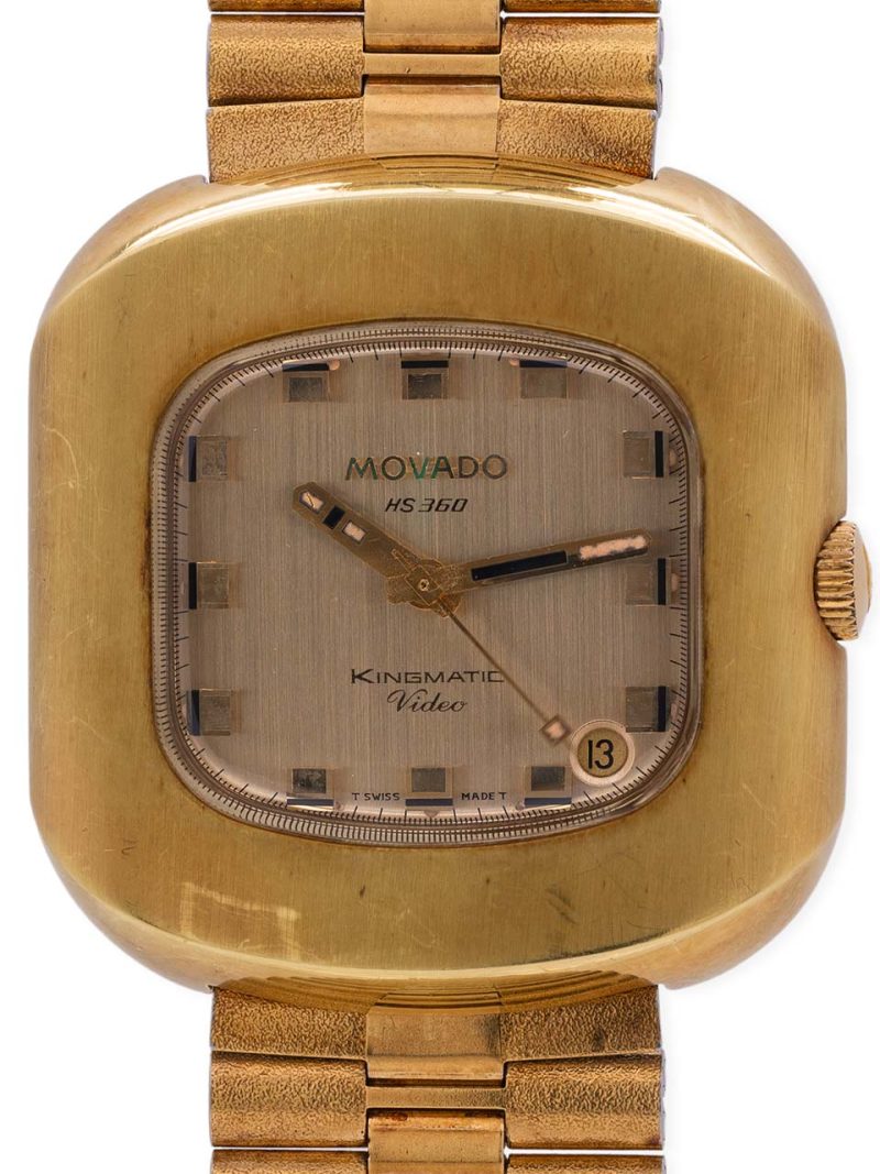 Movado HS 360 Kingmatic Video TV Screen circa 1960s