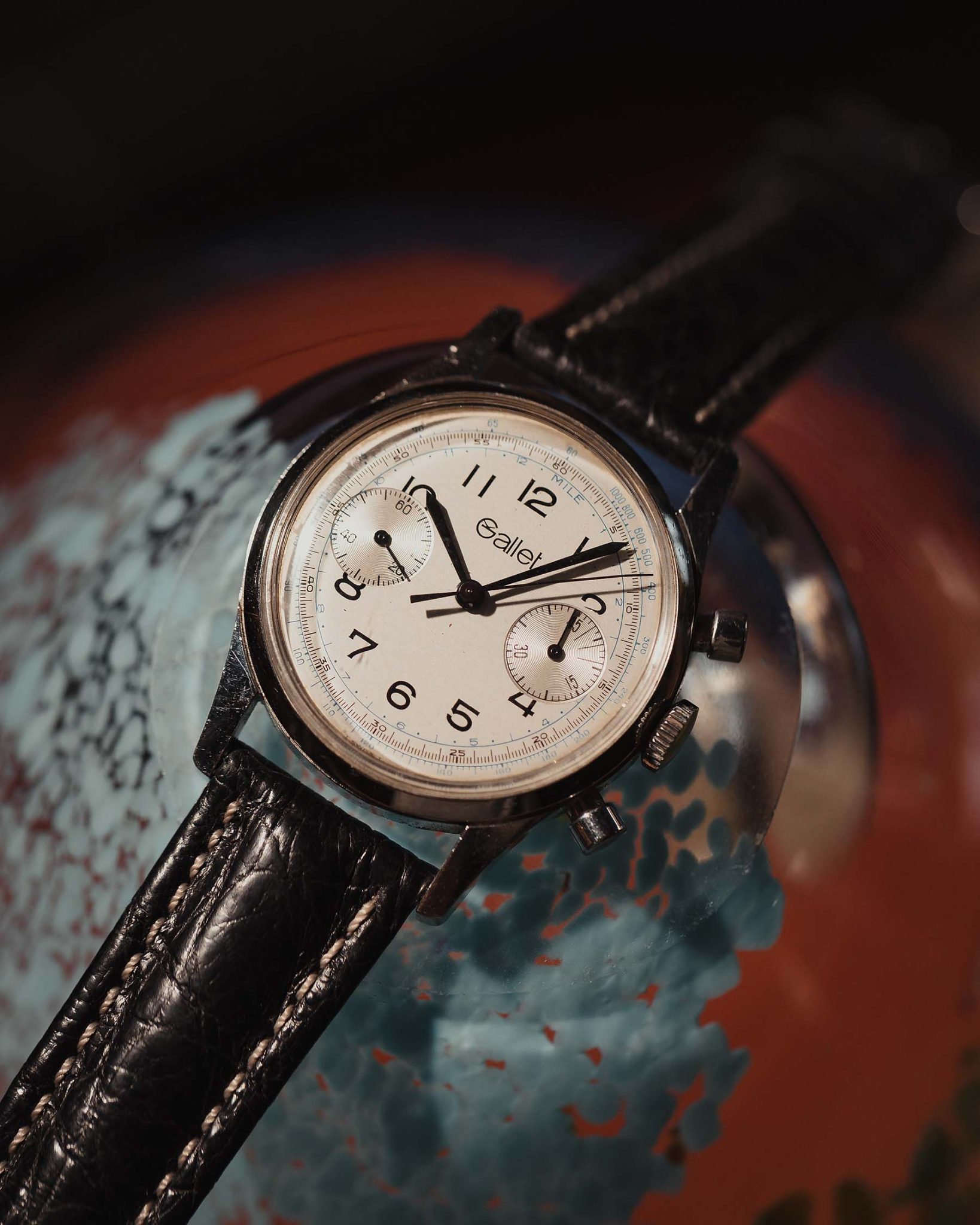 Gallet Multichron 45 Chronograph circa 1952